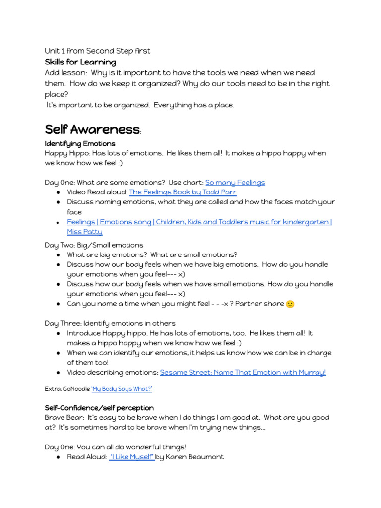 Social Emotional Learning-1 | PDF | Emotions | Self Control
