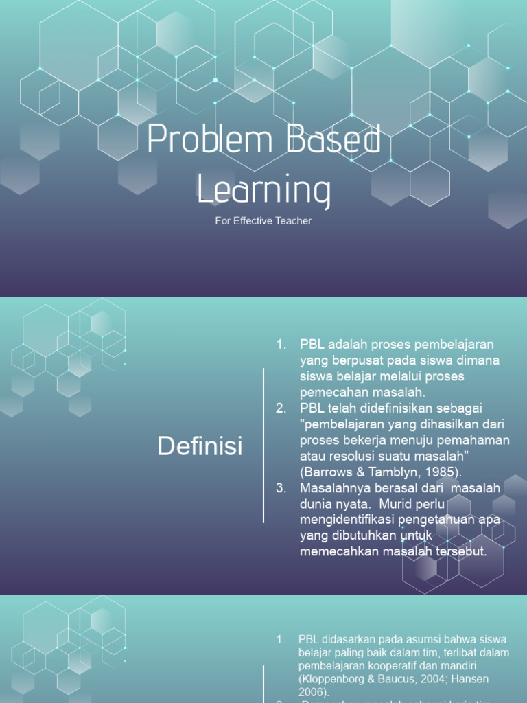 Problem Based Learning | PDF
