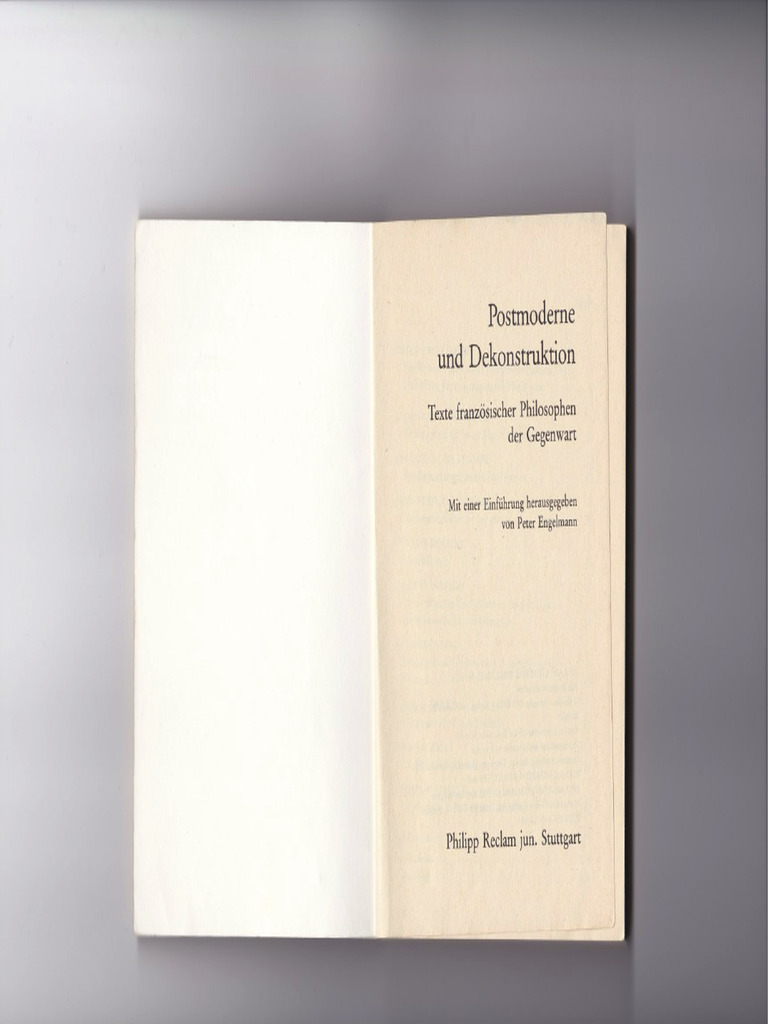 Derrida - Die Différance | PDF