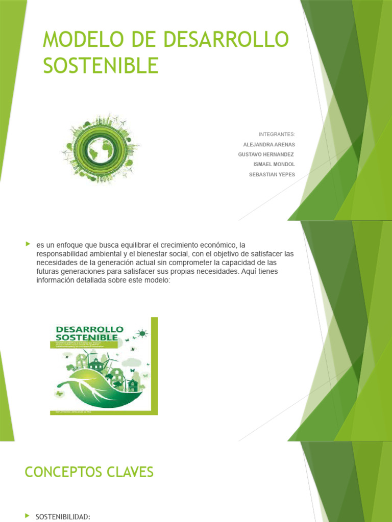 Modelo de Desarrollo Sostenible | PDF | Sustentabilidad | Desarrollo sostenible