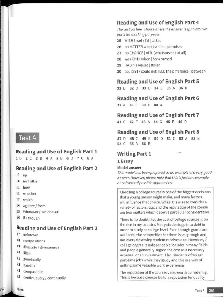 Test 4 Solutions | PDF