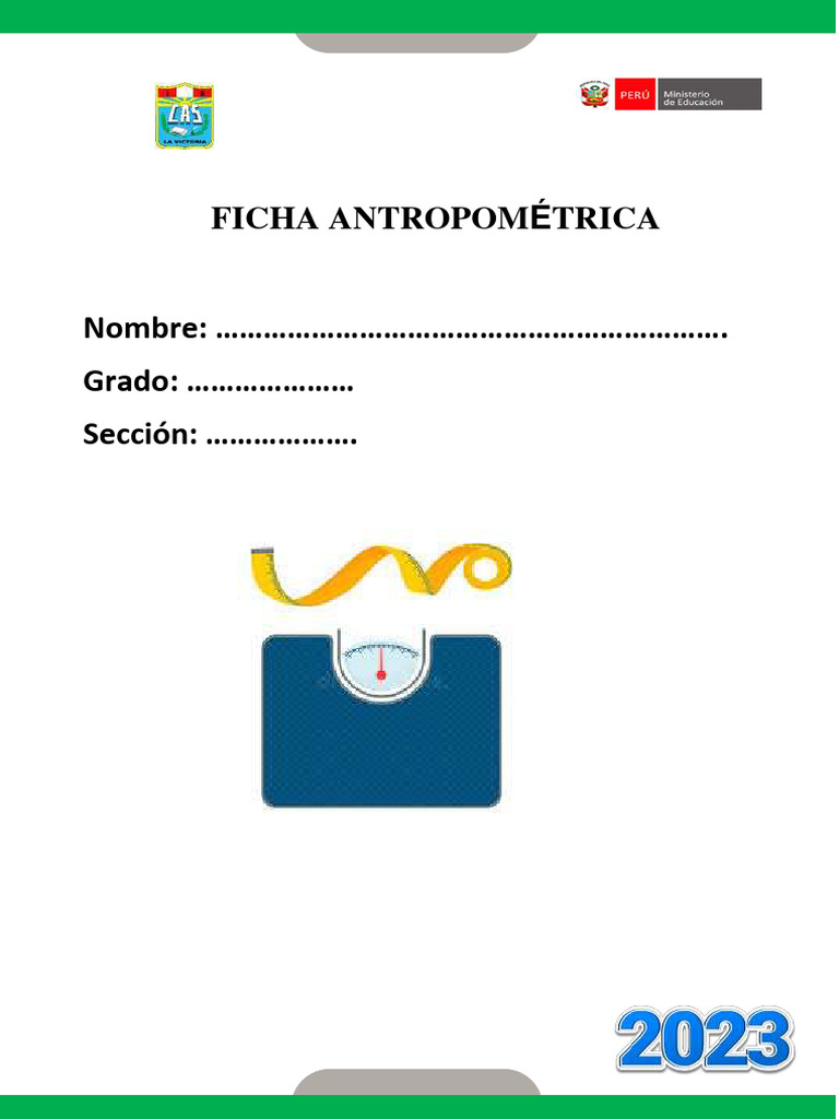 Ficha Antropométrica y Pruebas Fisicas E | Descargar gratis PDF ...