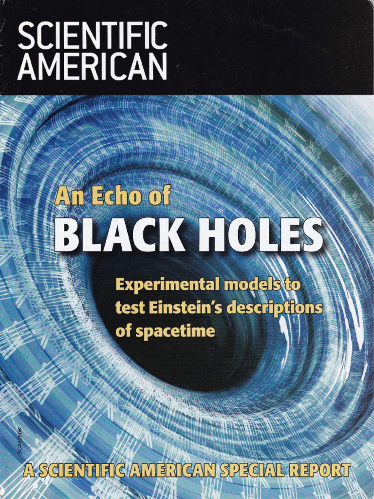 An Echo of Black Holes 0001 | PDF | General Relativity | Black Hole