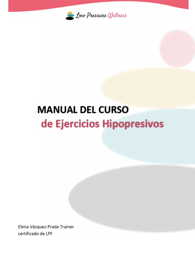 Curso de Ejercicios Hipopresivos | PDF | La columna vertebral | Abdomen