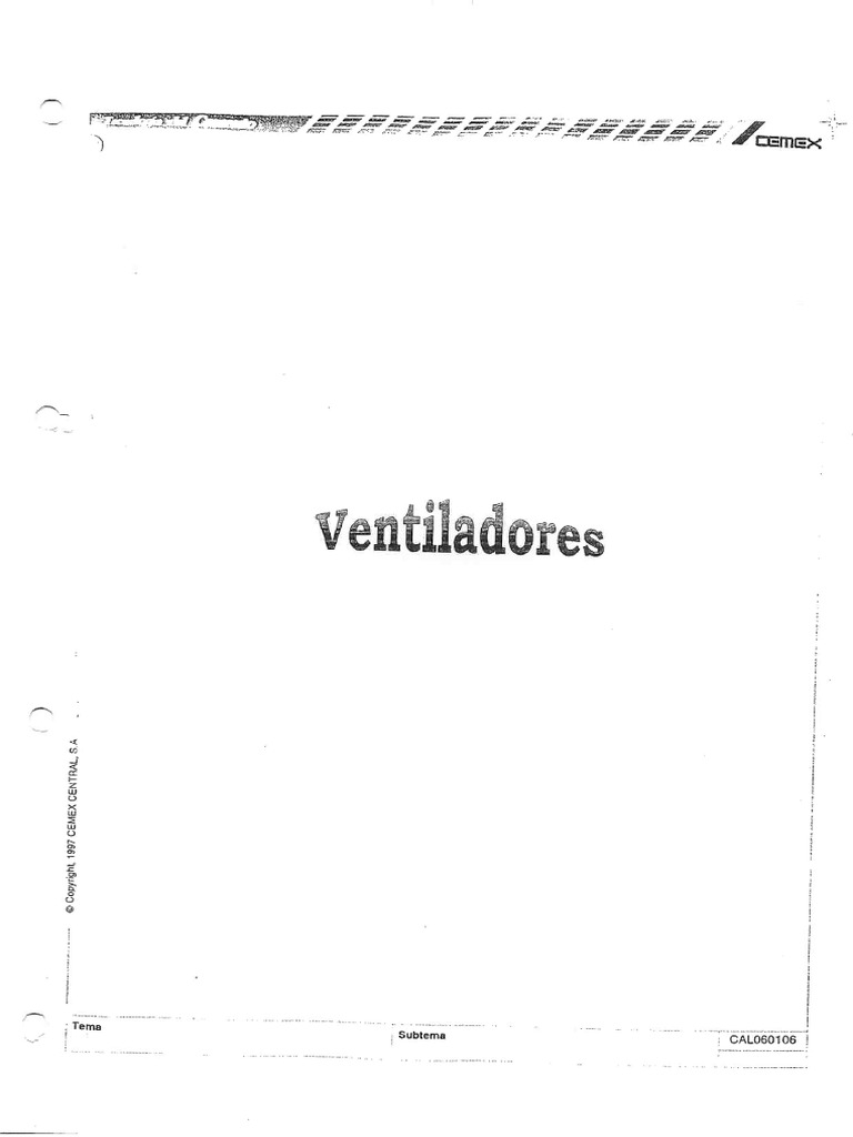 Ventiladores 4 | PDF