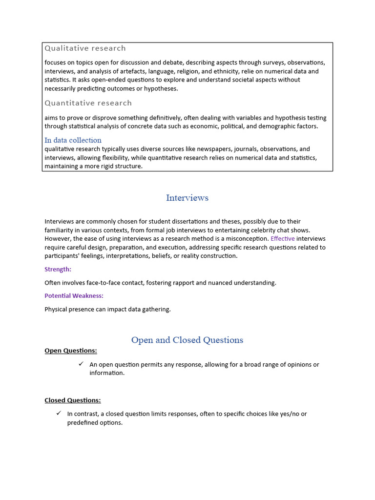 Selecting Appropriate Research Methods and Tools | PDF | Quantitative ...