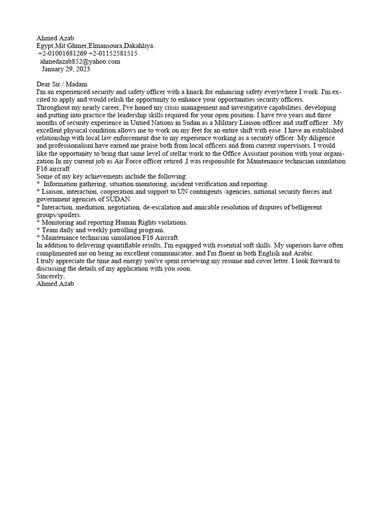 Ahmed Azab | PDF | Career & Growth