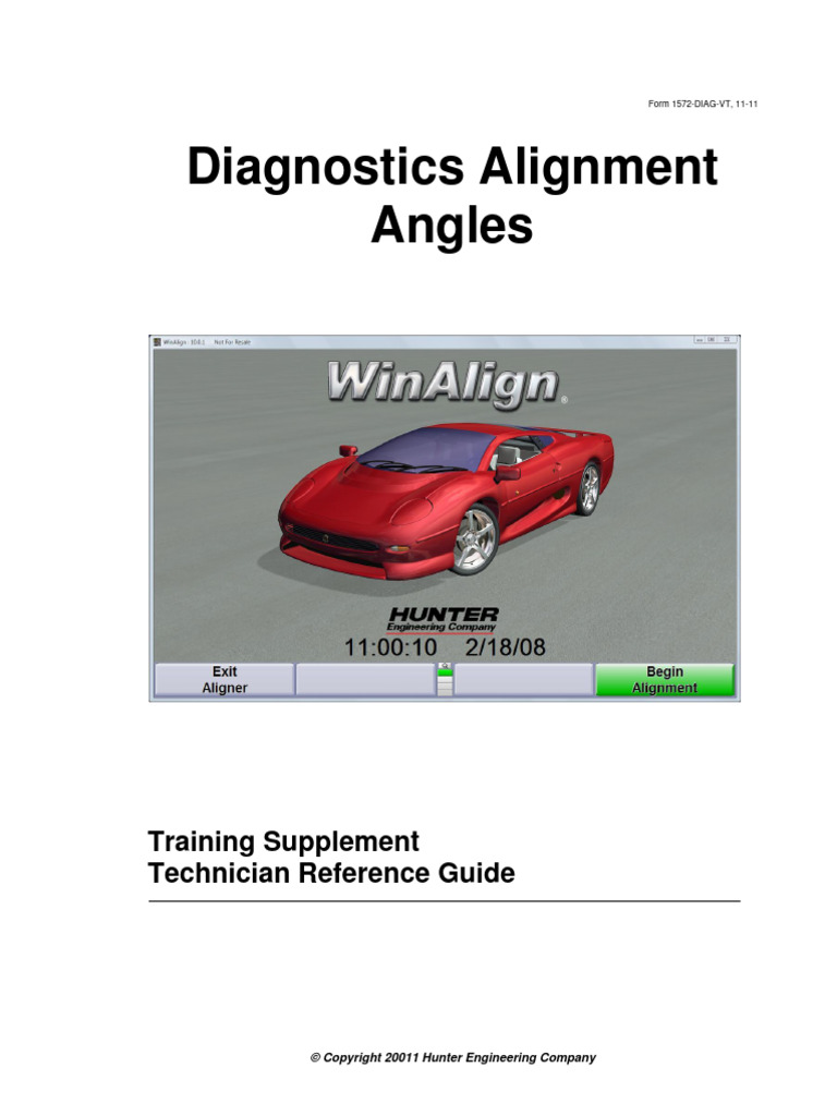 Alignment Diagnostic Course Book | Download Free PDF | Steering | Vehicles