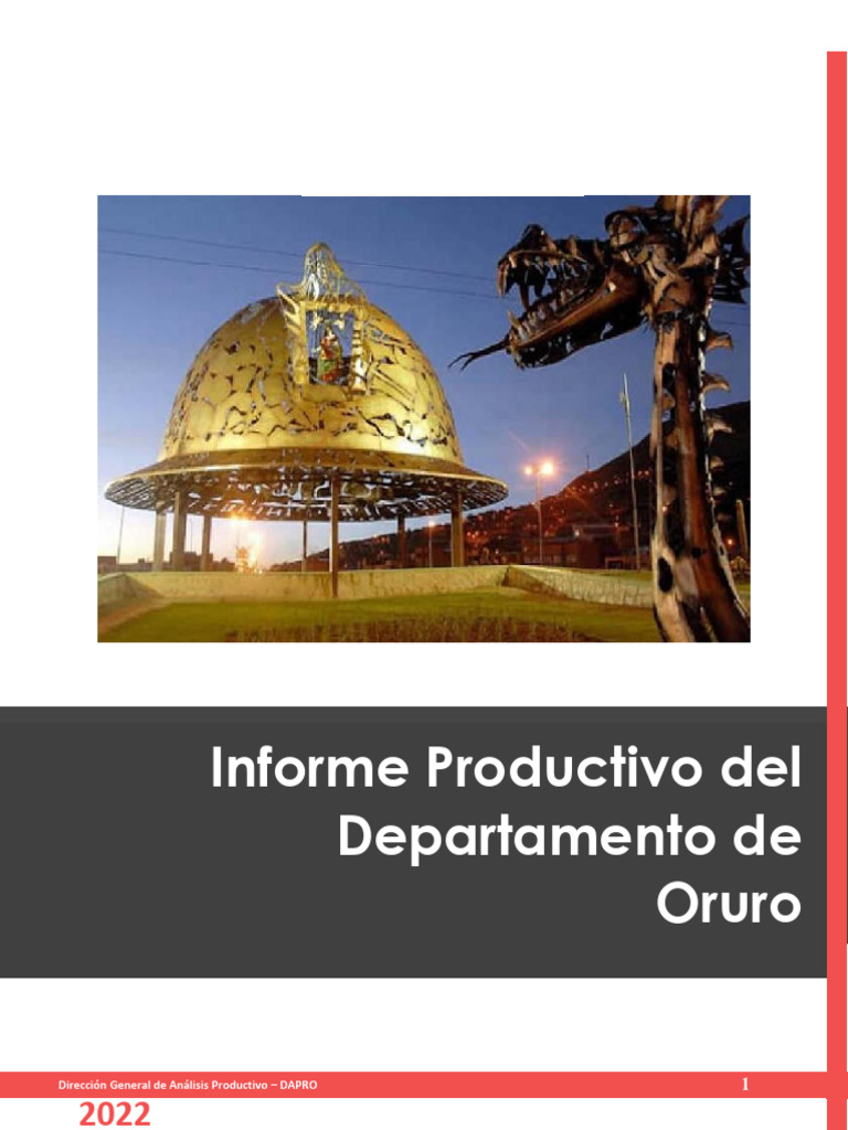 Pib Oruro 2020 | PDF