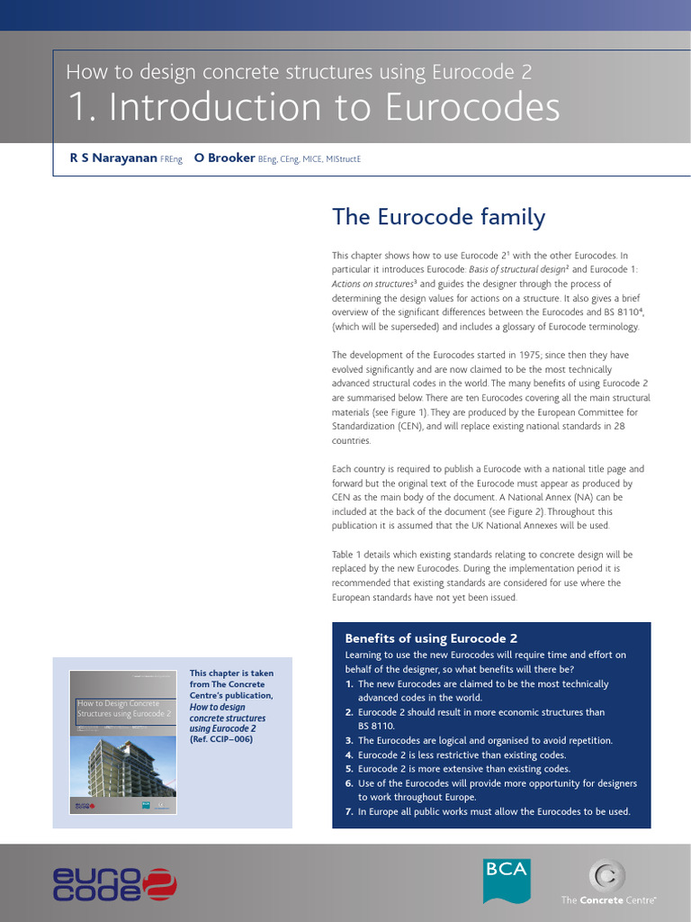 Eurocode 2 GUIDE (How To Design With EC2 - 2007) | PDF | Strength Of ...