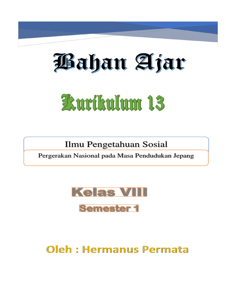 Bahan Ajar Daring RPP 3 Hermanus Permata | PDF