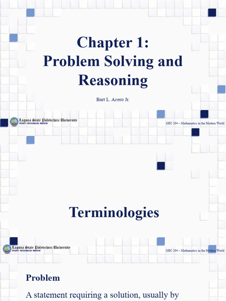 5 - Problem Solving and Reasoning | PDF | Inductive Reasoning | Reason