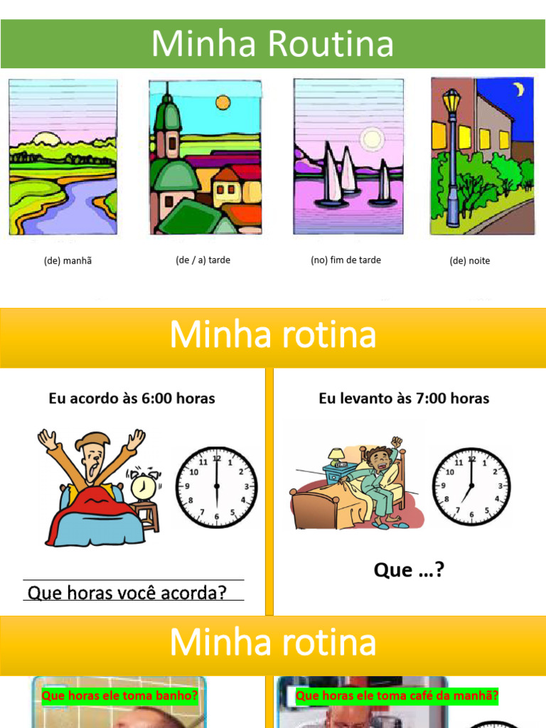 Minha Rotina | PDF | Autoajuda