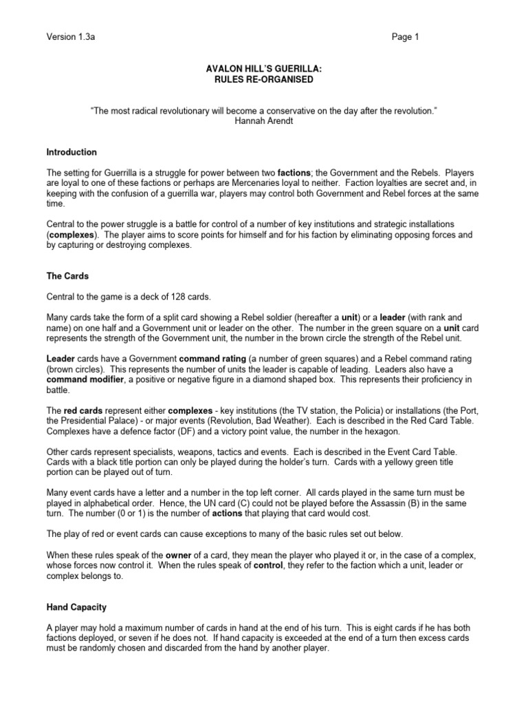 Guerilla Rewrite 1.3a | PDF