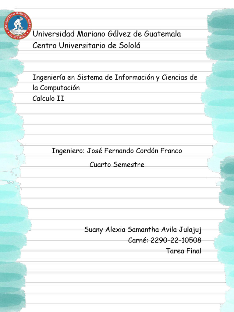 Tarea Final | PDF
