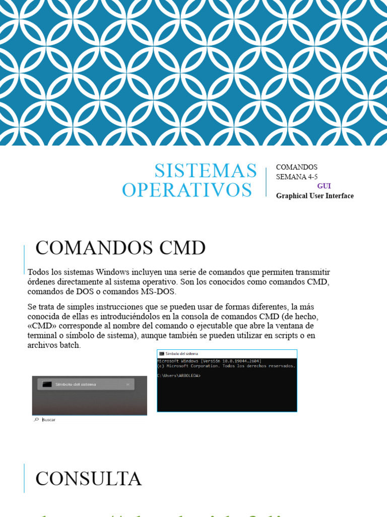 Sistemas Operativos Comandos s4-5 | PDF