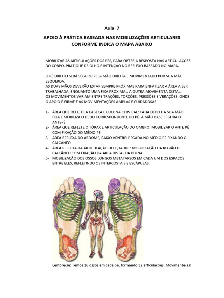 Resumo Das PR Ticas de Reflexologia Podal 2022 | PDF | Pé | Anatomia humana