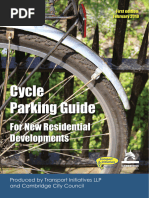 Cycle Parking Design Standards Guide | PDF | Parking | Bus