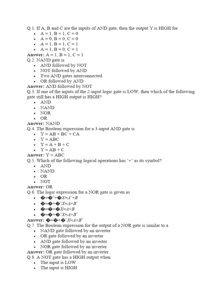 Logic Gate | PDF | Logic Gate | Electronic Engineering Logic Gate | PDF | Logic Gate | Electronic Engineering
