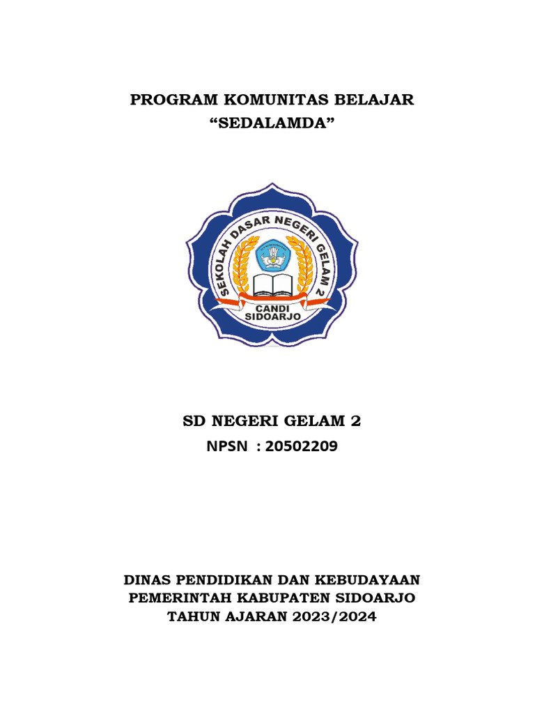 Program Kombel Sedalamda 2023/2024 | PDF | Bisnis | Seni