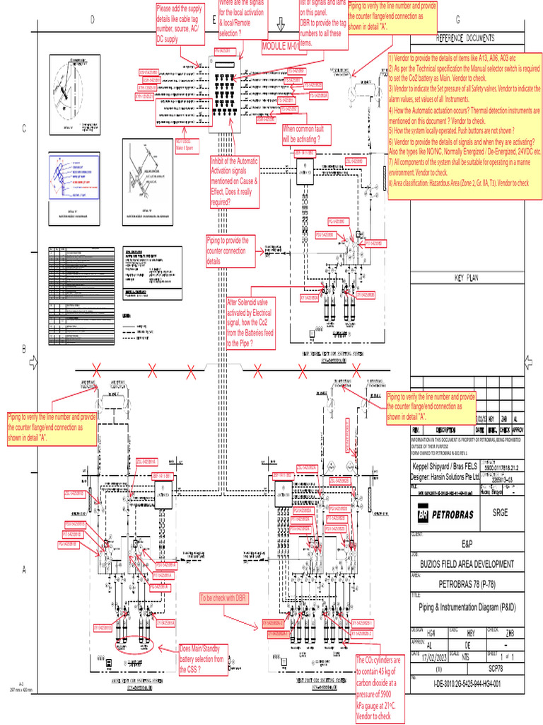 I-DE-3010.2G-5425-944-HG4-001 - 0 - IFD Keppel Comments | PDF | Valve | Manufactured Goods