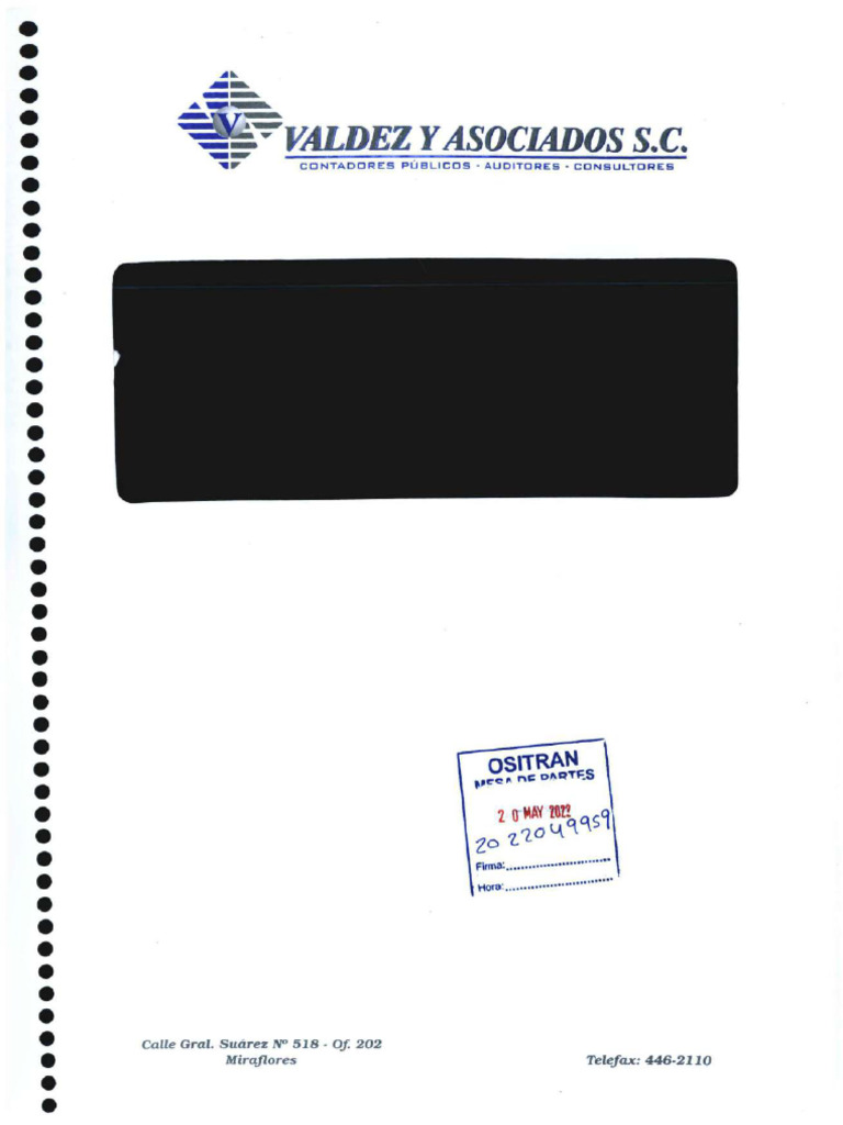 Dictamen Estados Financieros Ositran 2021 | PDF | Auditoría | Contabilidad