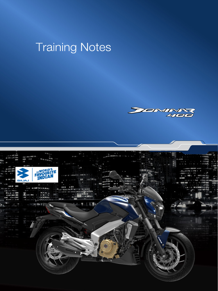 Dominar 400UG Training Note - Rev2 | PDF | Anti Lock Braking System | Brake