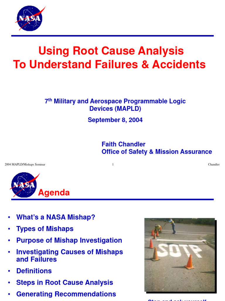 NASA Root Cause Analysis for Mishaps | PDF | Computers