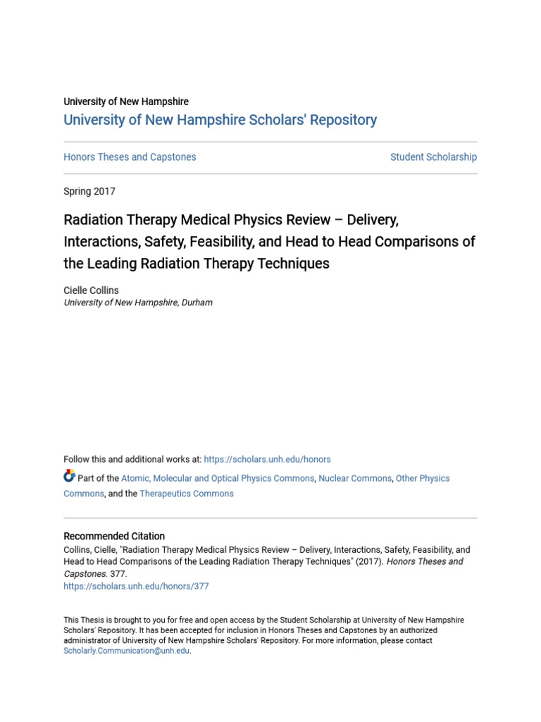 Radiation Therapy Medical Physics Review - Delivery, Interactions ...