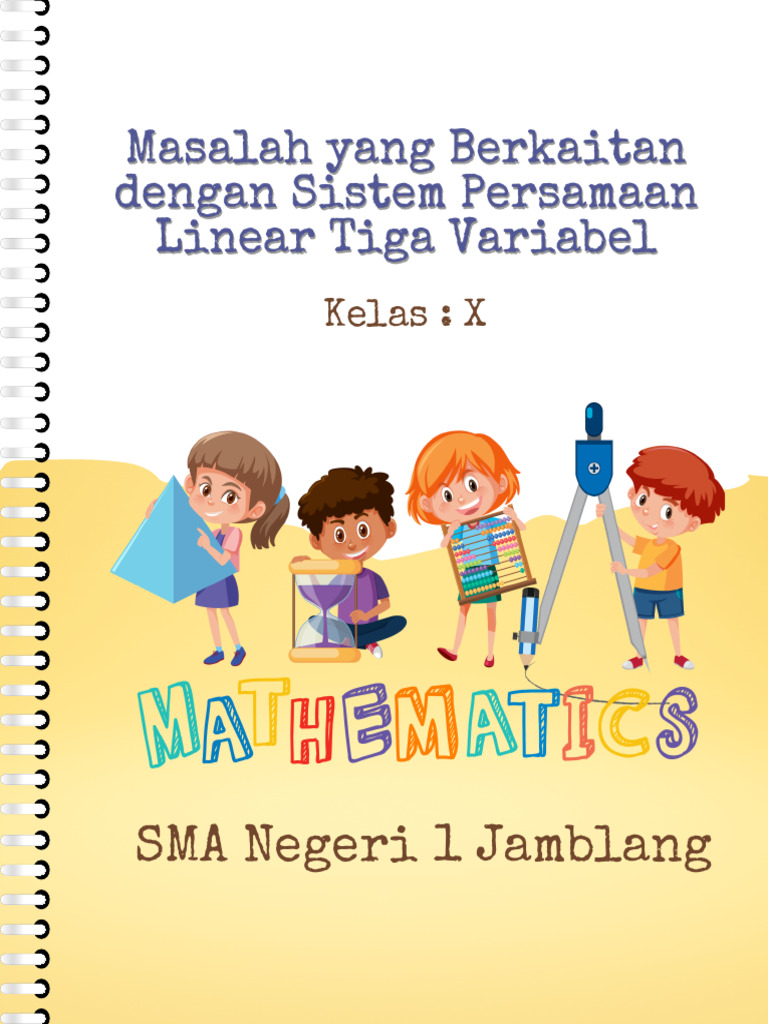 Bahan Ajar SPLTV | PDF | Metode & Bahan Ajar