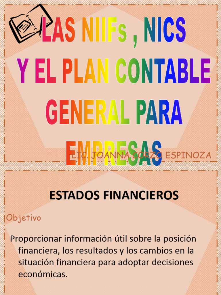 Sesion 06-Niff y Nics I | Descargar gratis PDF | normas internacionales ...