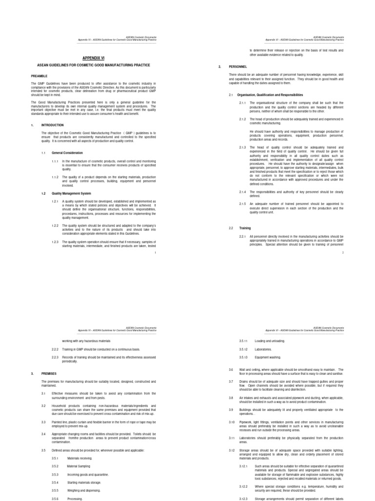 Microsoft Word - Appendix VI | Download Free PDF | Quality Management ...