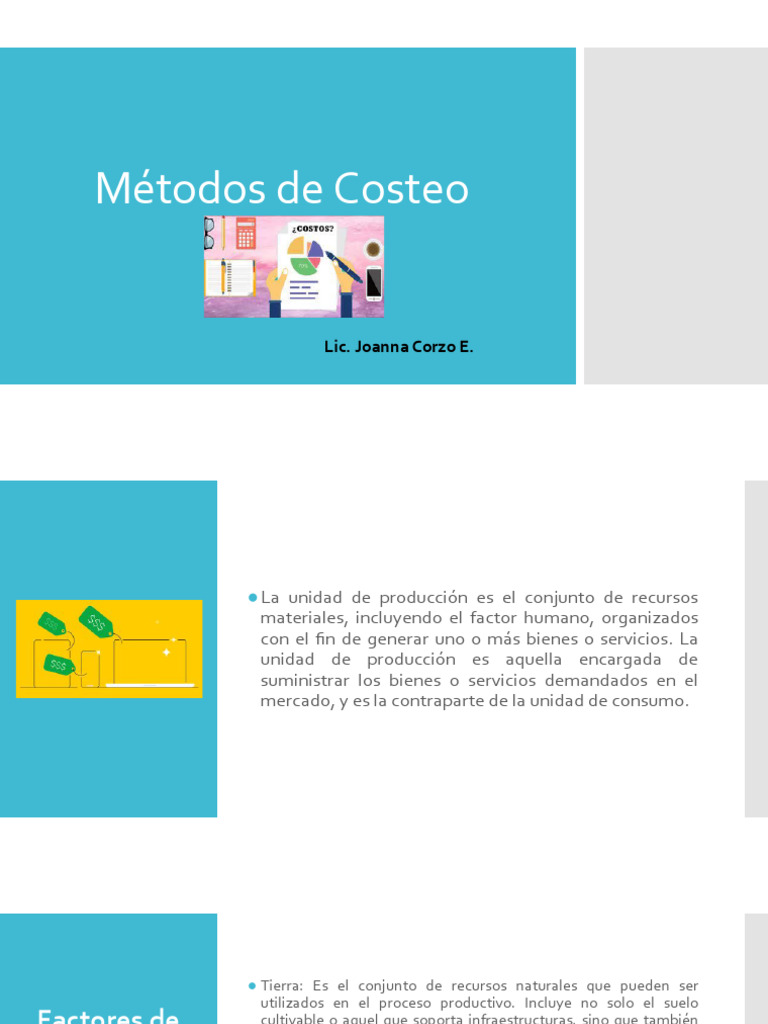 SESION 02 - Métodos de Costeo | PDF | Costo | Bienes