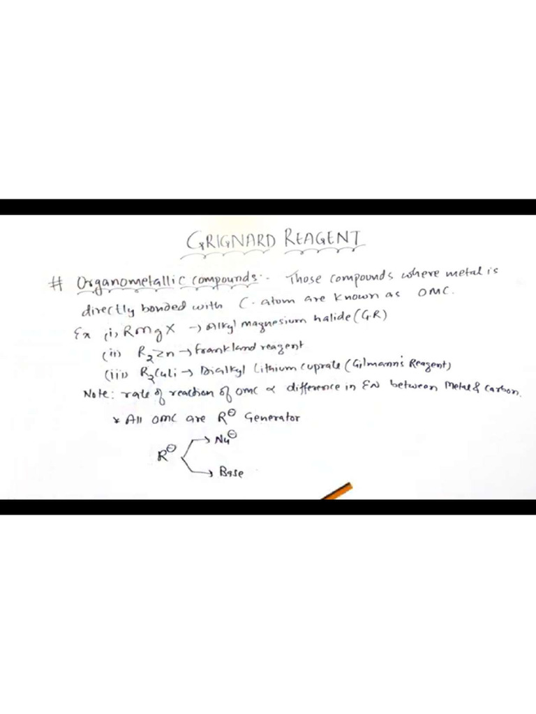 Grignard Reagent | PDF