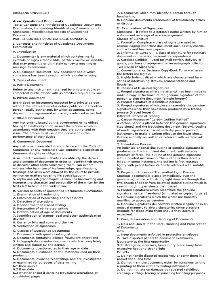 Question Documents Notes | PDF | Signature | Authentication