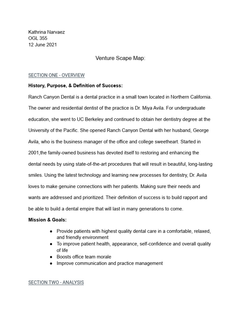 Venture Scape Map | Download Free PDF | Dentistry | Health Care