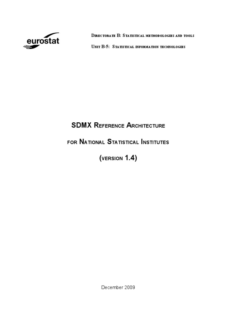 SDMX Reference Architecture v1 | Download Free PDF | Information Retrieval | Databases