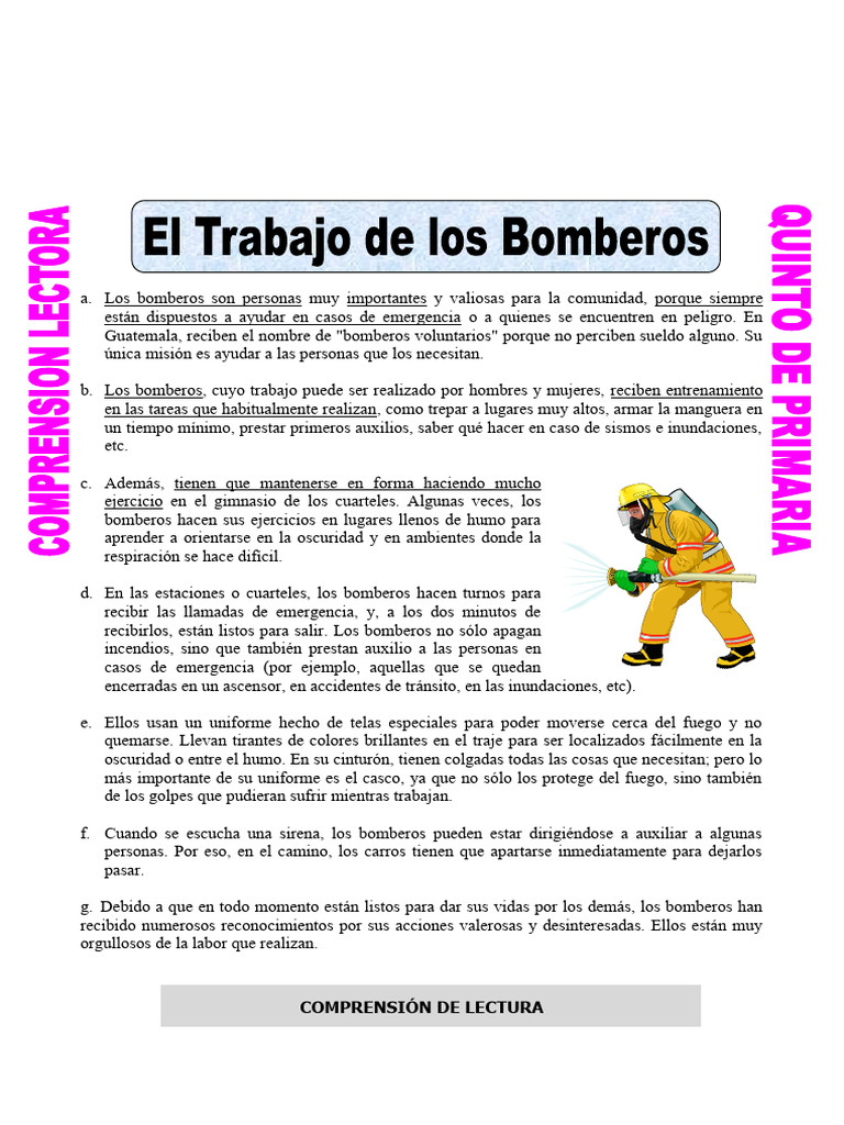 Mi amigo el bombero | PDF | Bombero
