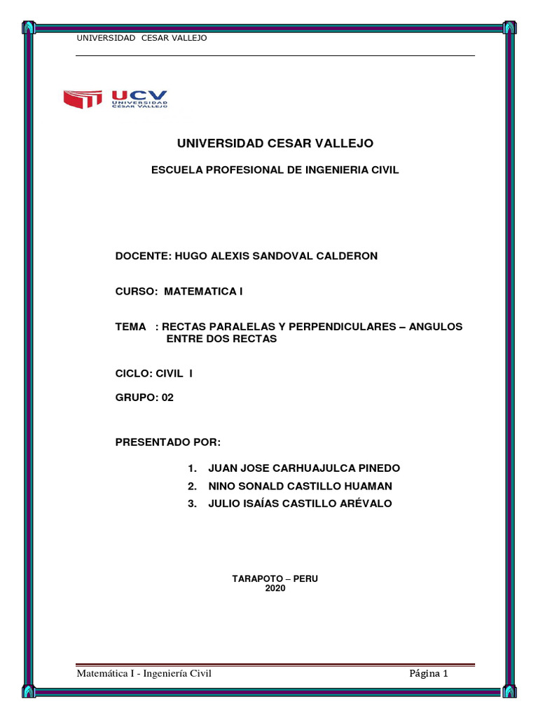 Rectas y Angulos | PDF | Ángulo | Perpendicular