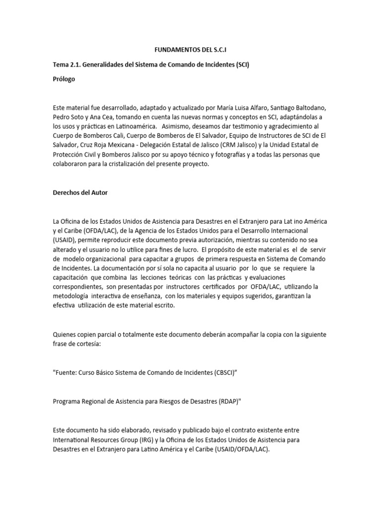 Fundamentos Del Sci | PDF