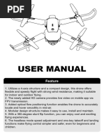 E88 Pro Drone Manual Eng | PDF | Battery Charger | Unmanned Aerial Vehicle