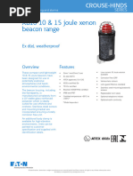 XB15 Xenon Beacons Overview | PDF | Pipe (Fluid Conveyance) | Engineering