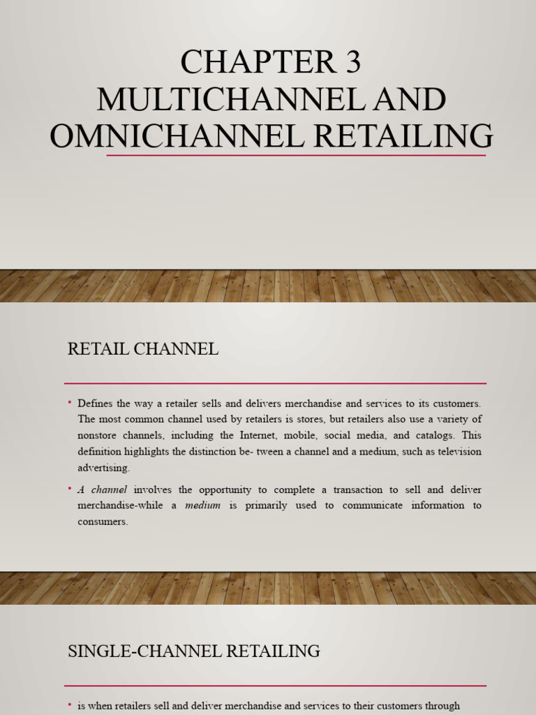 CHAPTER 3 Multichannel and Omnichannel Retailing | PDF | Retail ...