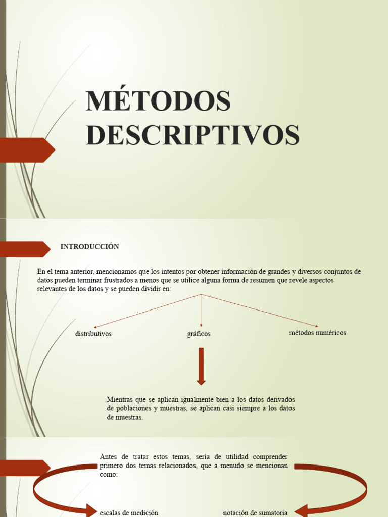 Tema 1 - Métodos Descriptivos | PDF | Medición | Science