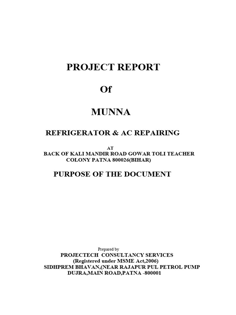 Deepu Kumar Project Report | PDF