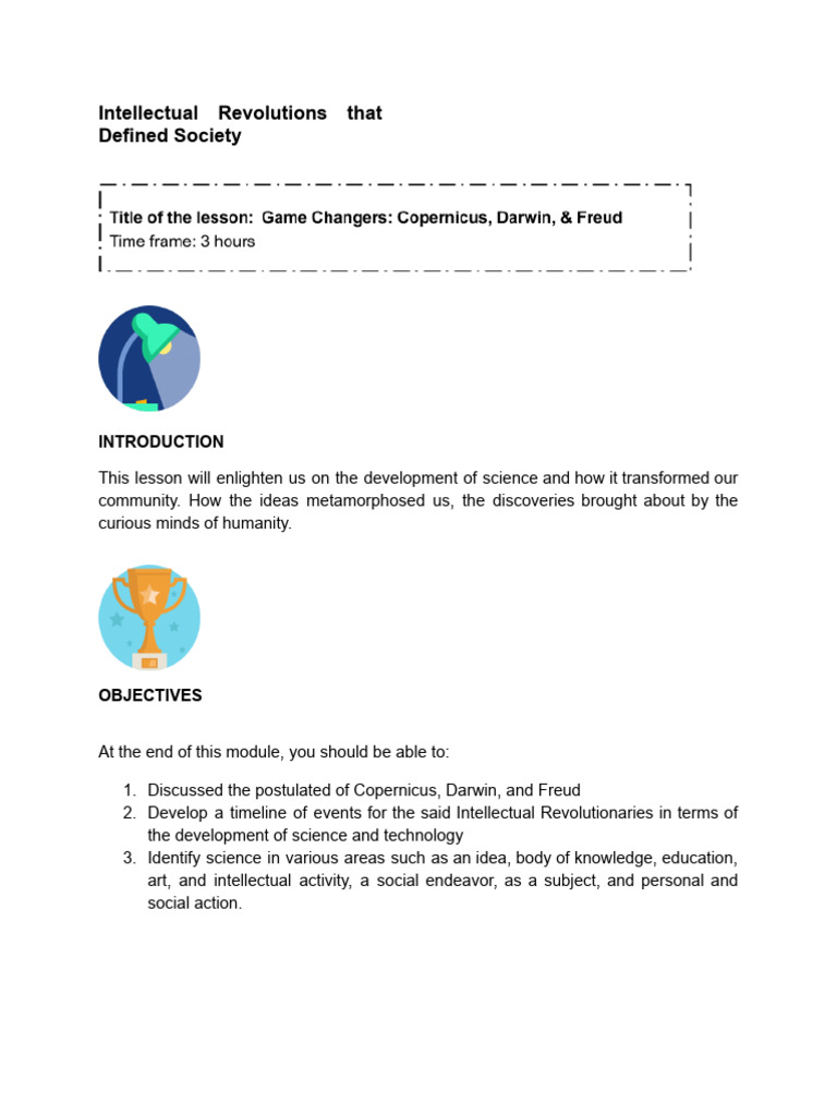 Key Intellectual Revolutions in Science | PDF | Psychoanalysis | Heliocentrism