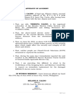 Sss Certificate of Separation PDF | PDF | Affidavit | Legal Documents