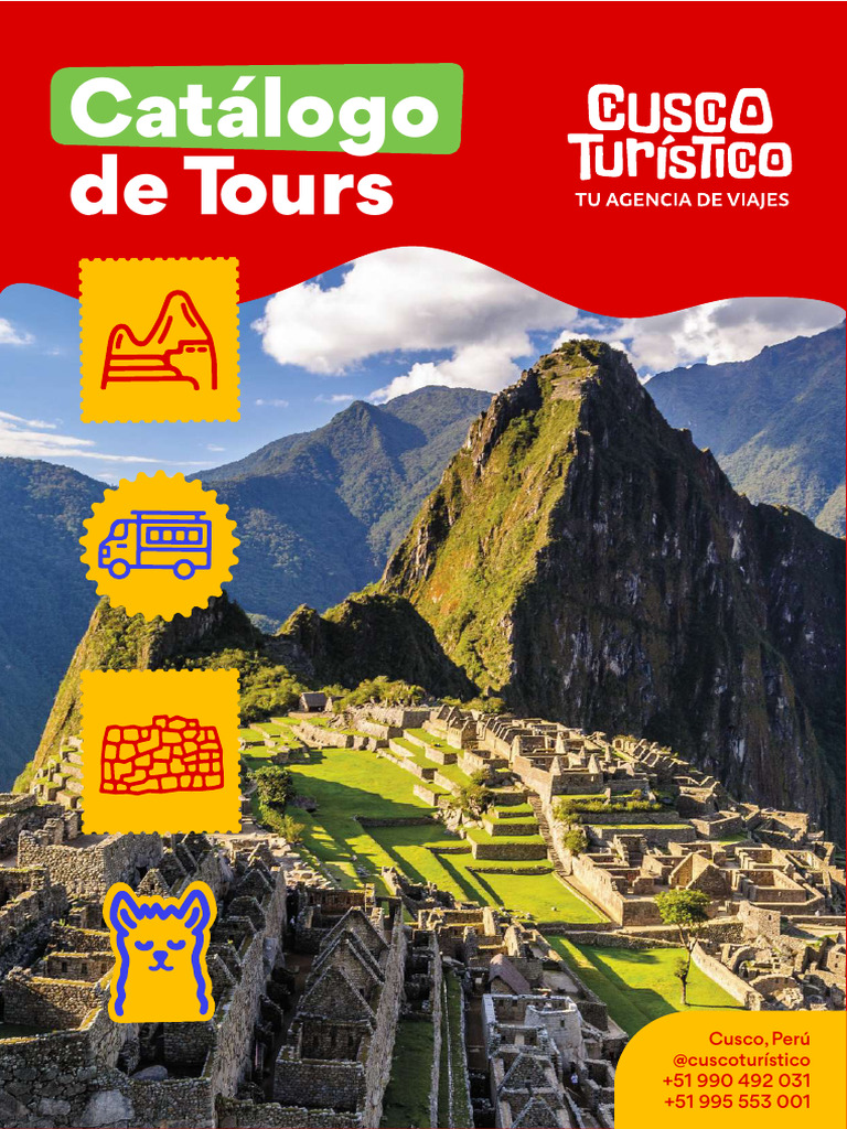 Catalogo de Tours - Cusco Turístico | PDF | Imperio Inca