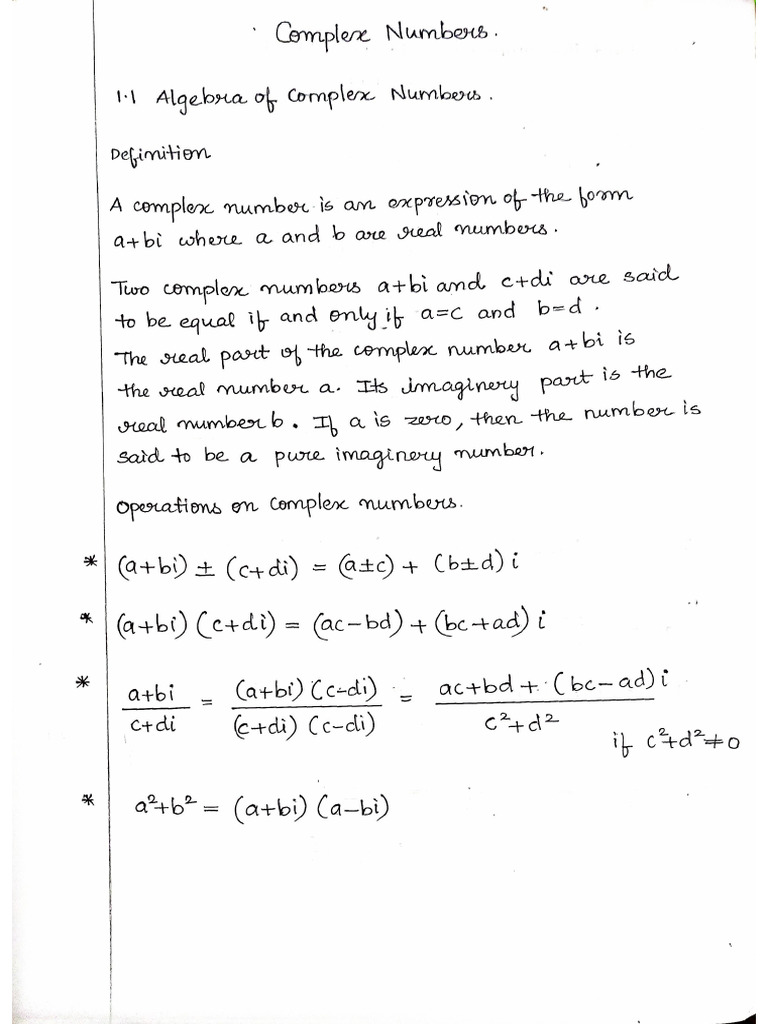 Kerala University Complex Analysis Module 1 | PDF