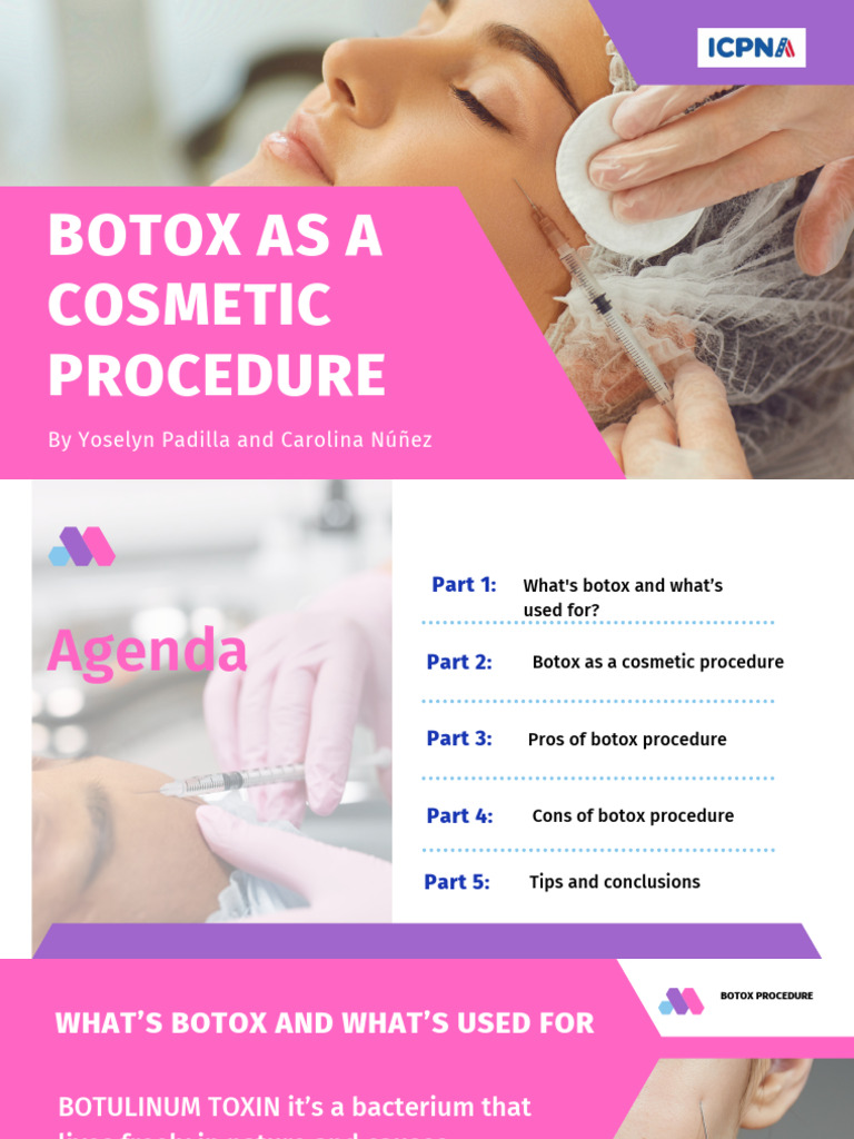 Botox As A Cosmetic Procedure | PDF | Botulinum Toxin | Clinical Medicine